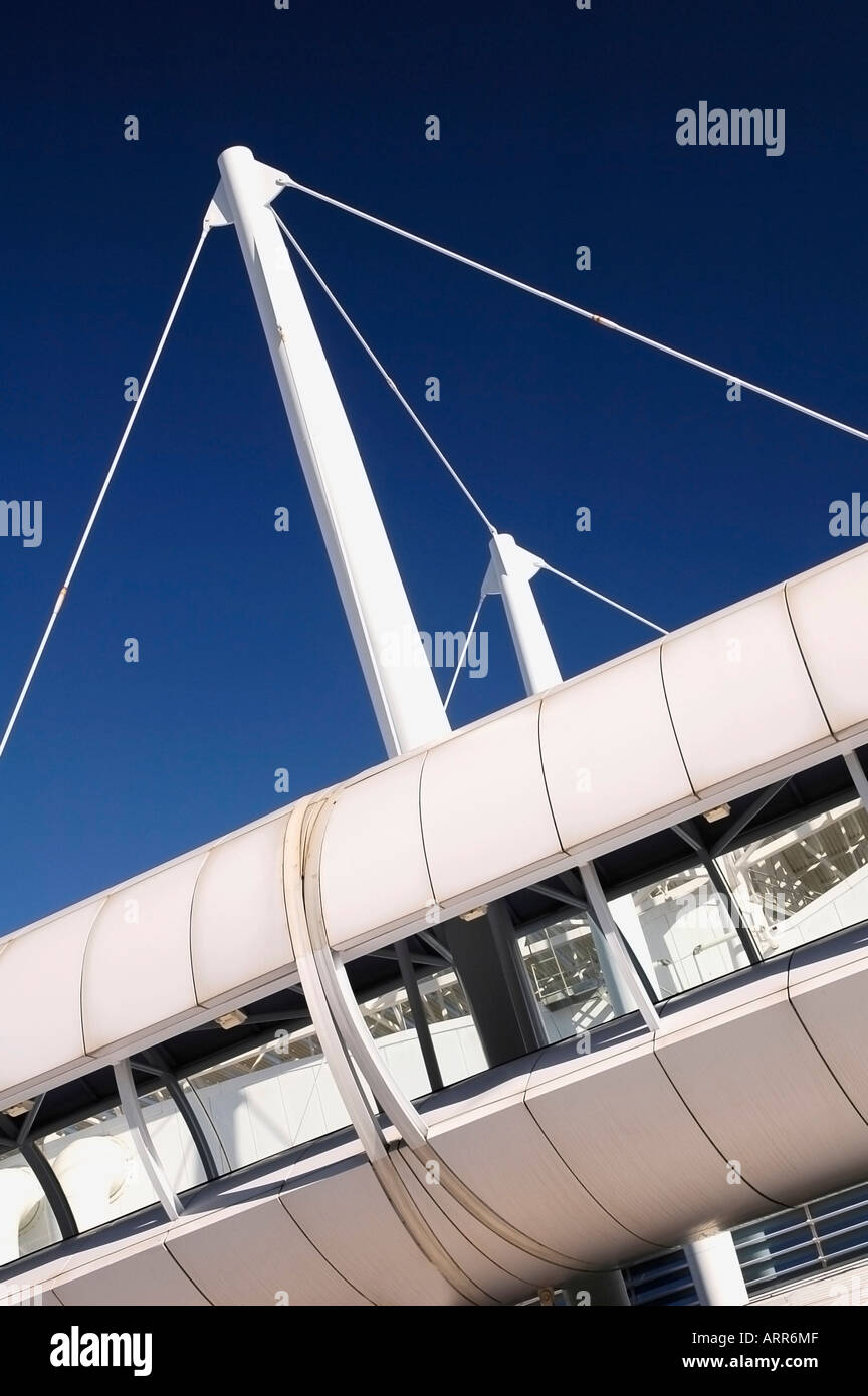 Building architecture with hi tech engineering structures Stock Photo ...