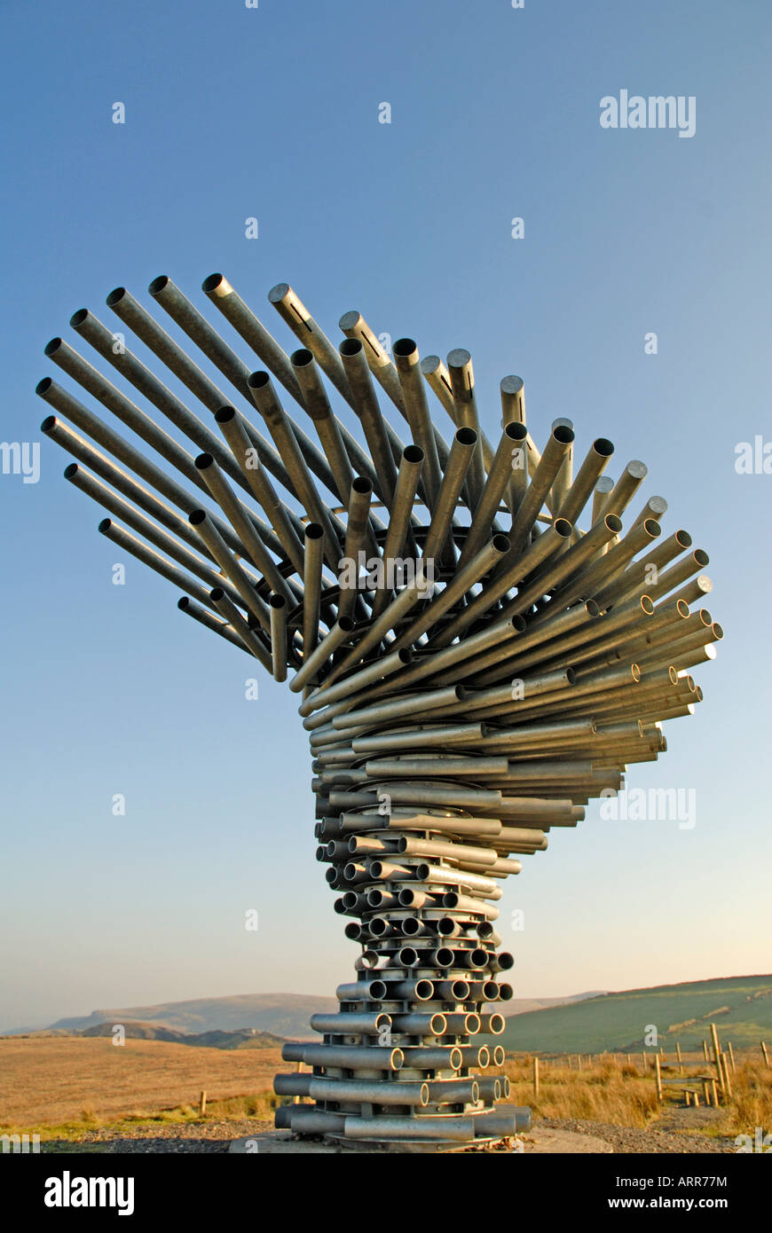 The Singing Ringing Tree, a Panopticon Art project set high in the ...