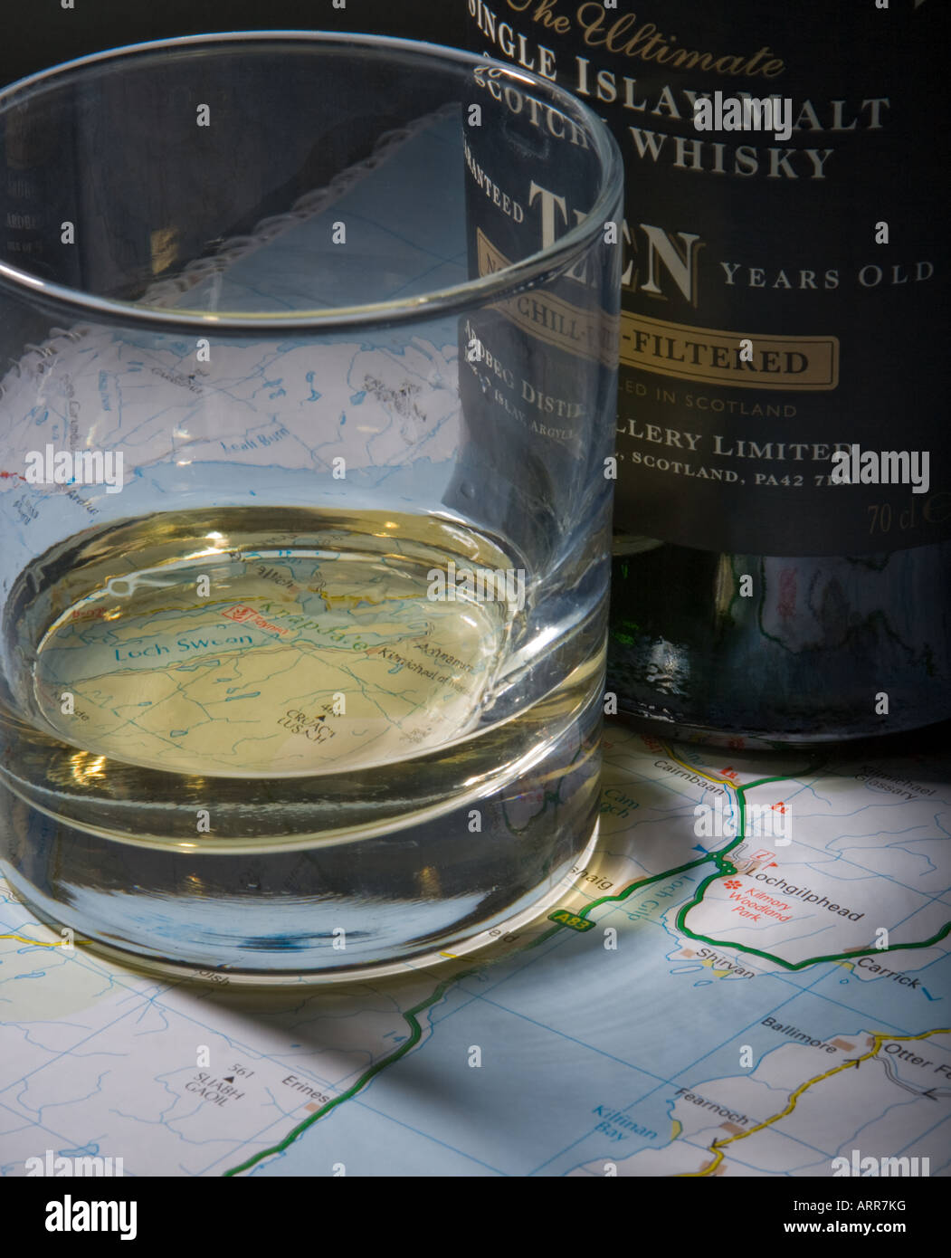 Scotch whisky map hi-res stock photography and images - Alamy