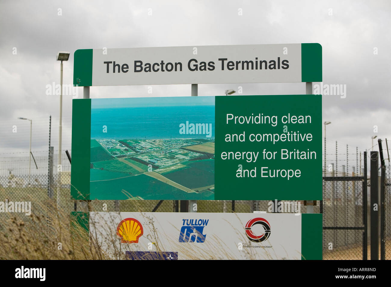 Bacton Gas Terminal on the North Norfolk Coast, UK Stock Photo - Alamy