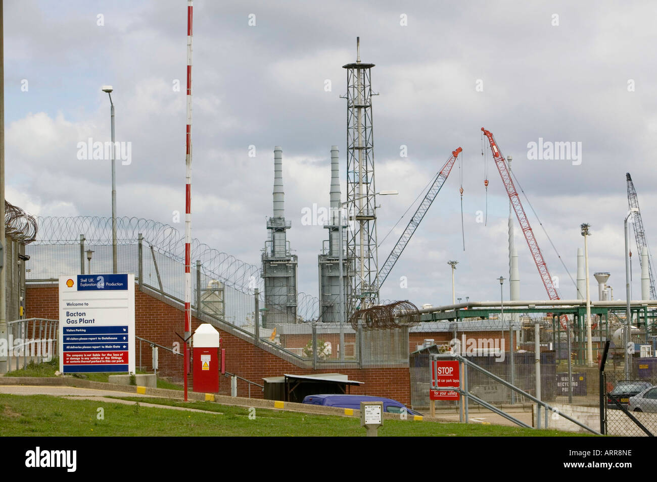 Bacton Gas Terminal on the North Norfolk Coast, UK Stock Photo - Alamy