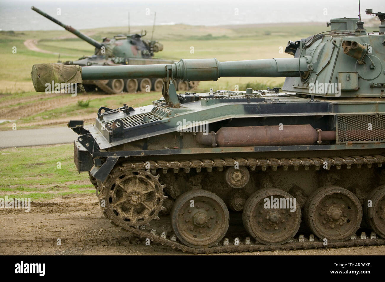 Tanks at the Muckleburgh Collection, Weybourne, Norfolk, UK Stock Photo ...