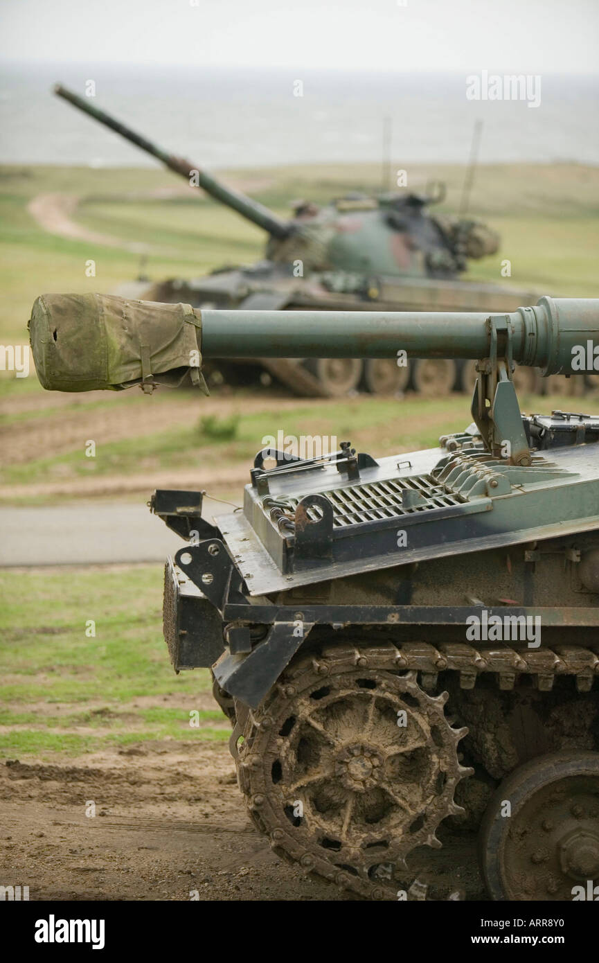 Tanks at the Muckleburgh Collection, Weybourne, Norfolk, UK Stock Photo ...