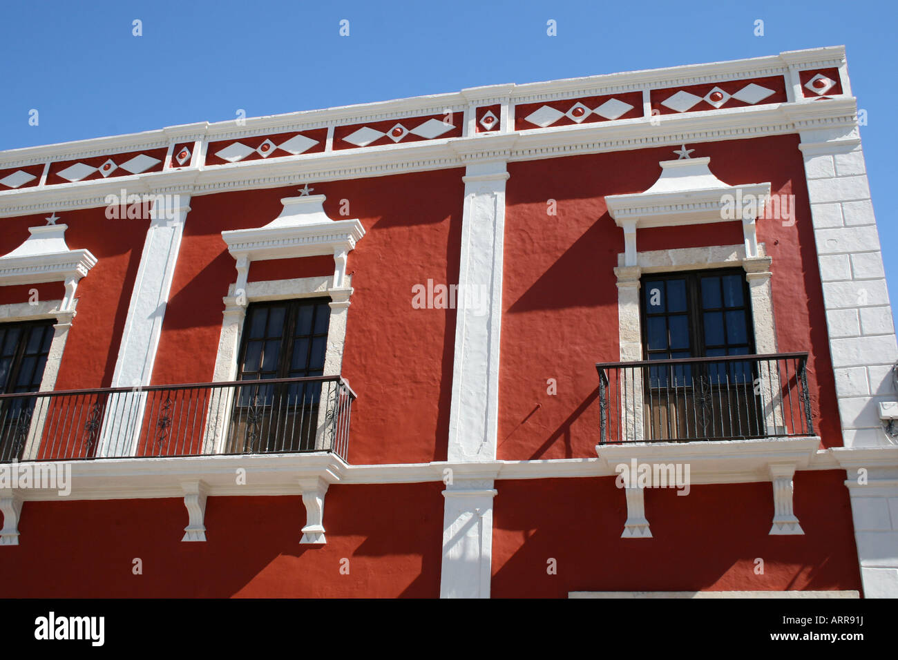 Architecture in Campeche Yucatan Stock Photo - Alamy