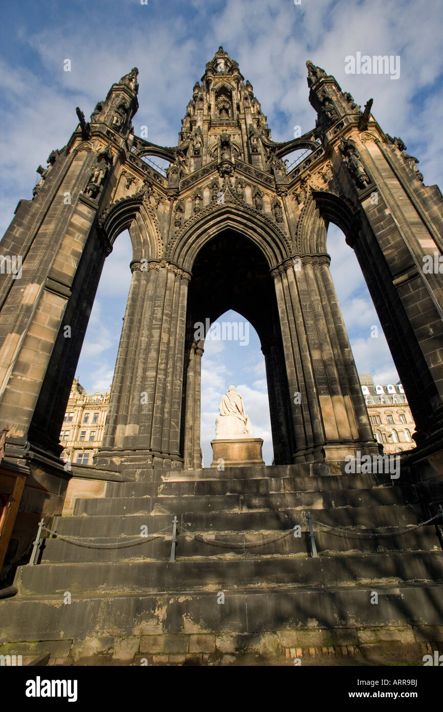 Scott Monument Edinburgh Scotland Stock Photo - Alamy