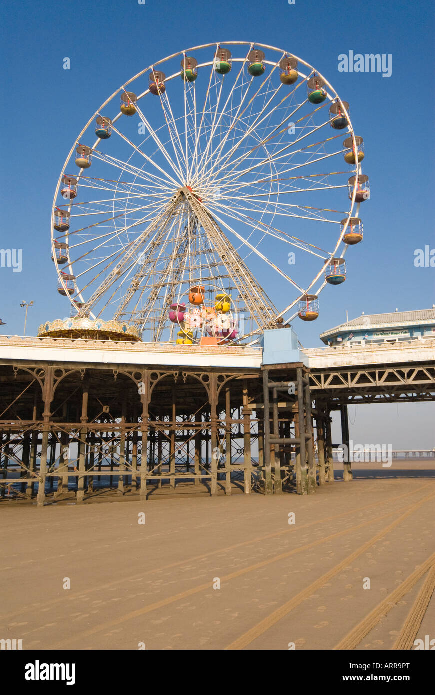 Blackpool Central Pier Stock Photo - Alamy