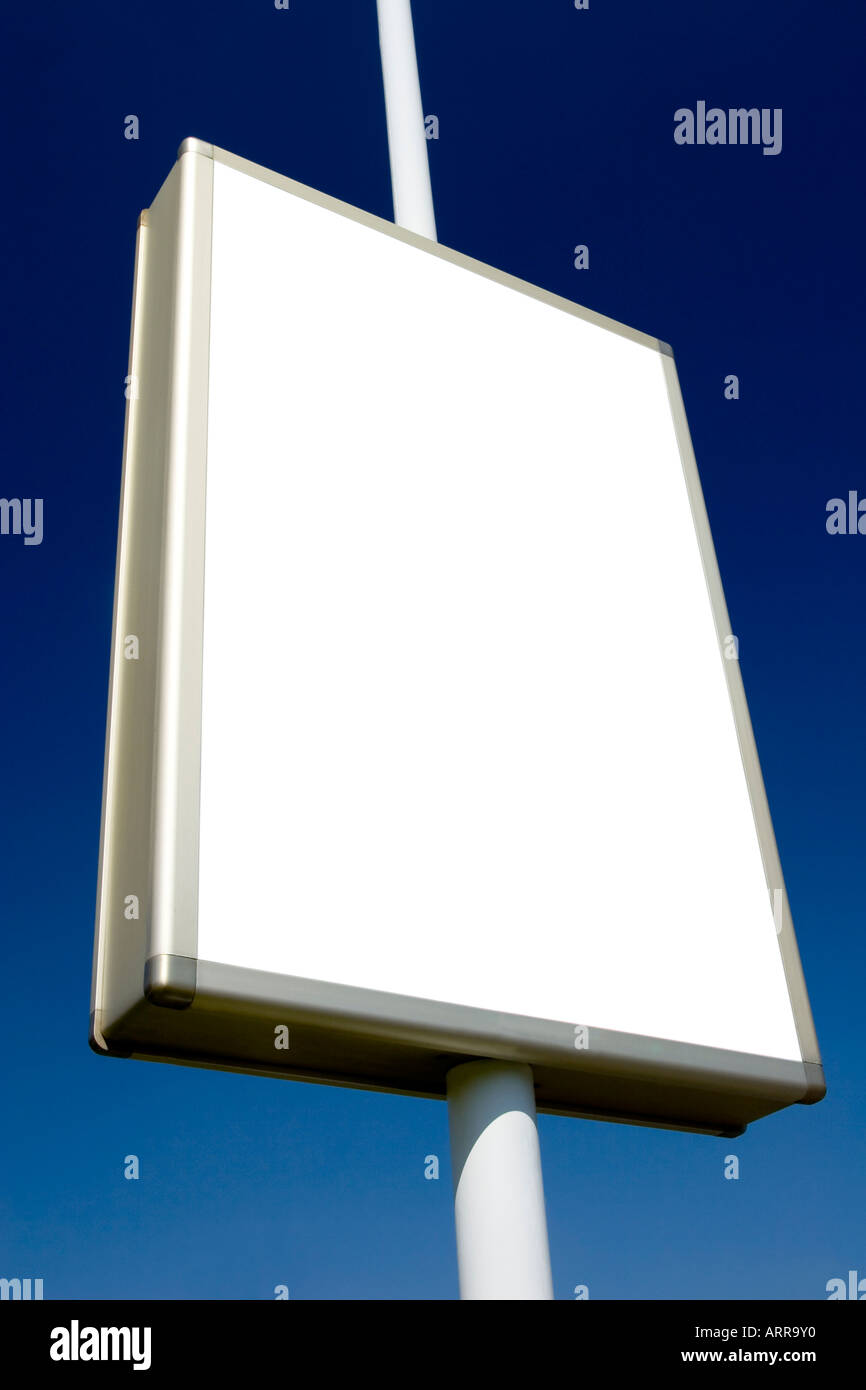 blank advertising billboard Stock Photo - Alamy