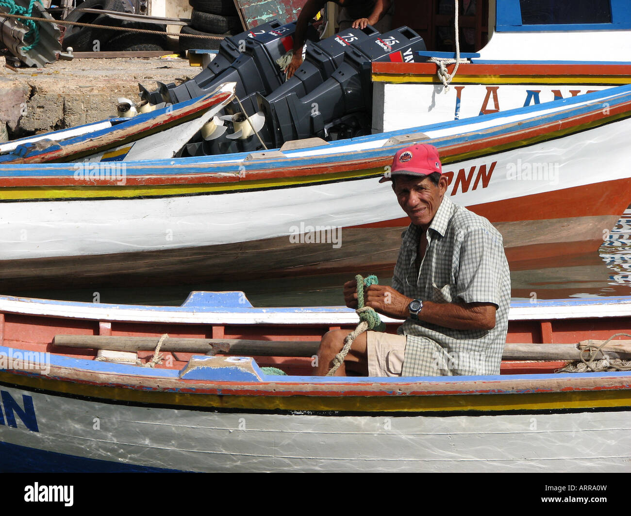Fisherman, Peninsula of Araya, Sucre state , Venezuela Stock Photo - Alamy