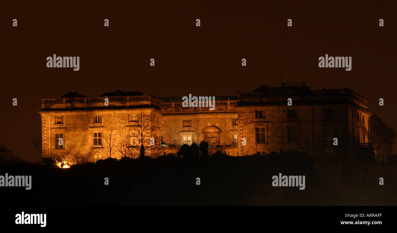 Nottingham Castle viewed from Castle Marina Retail Park Stock Photo - Alamy