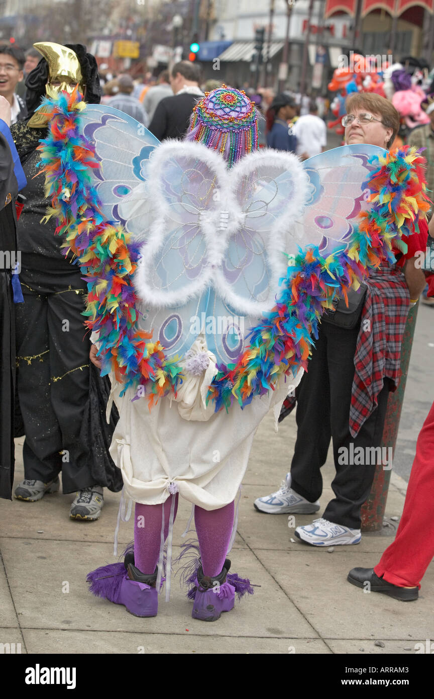 Mardi Gras float main parade on Fat Tuesday, downtown New Orleans ...