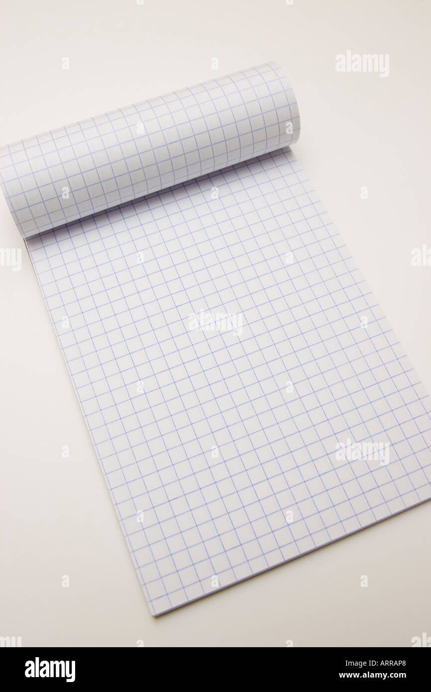 Blank notebook ready for writing and graphics Stock Photo - Alamy