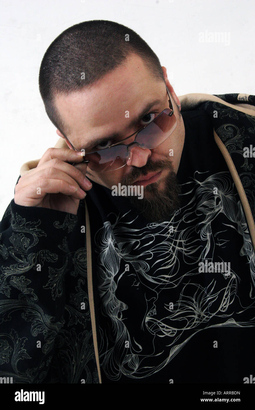 The rapper Bass from the Hip-Hop duo Deuce Mob Stock Photo - Alamy