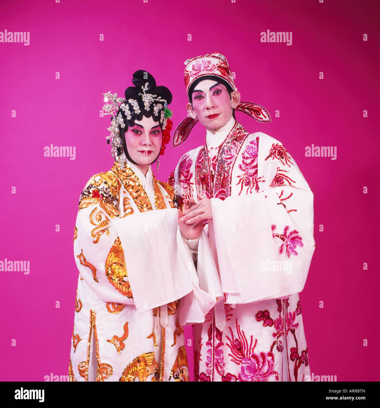Chinese Opera Dancers Stock Photo - Alamy