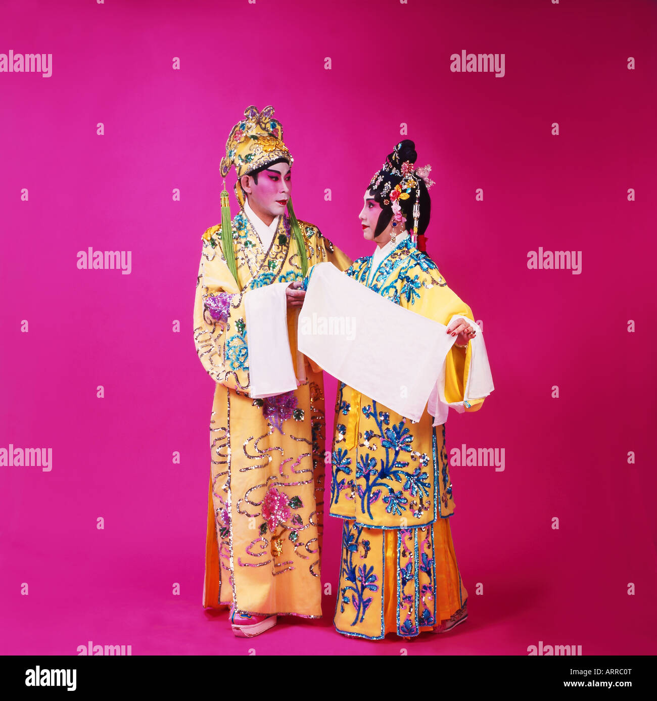 Chinese Opera Dancers Stock Photo - Alamy