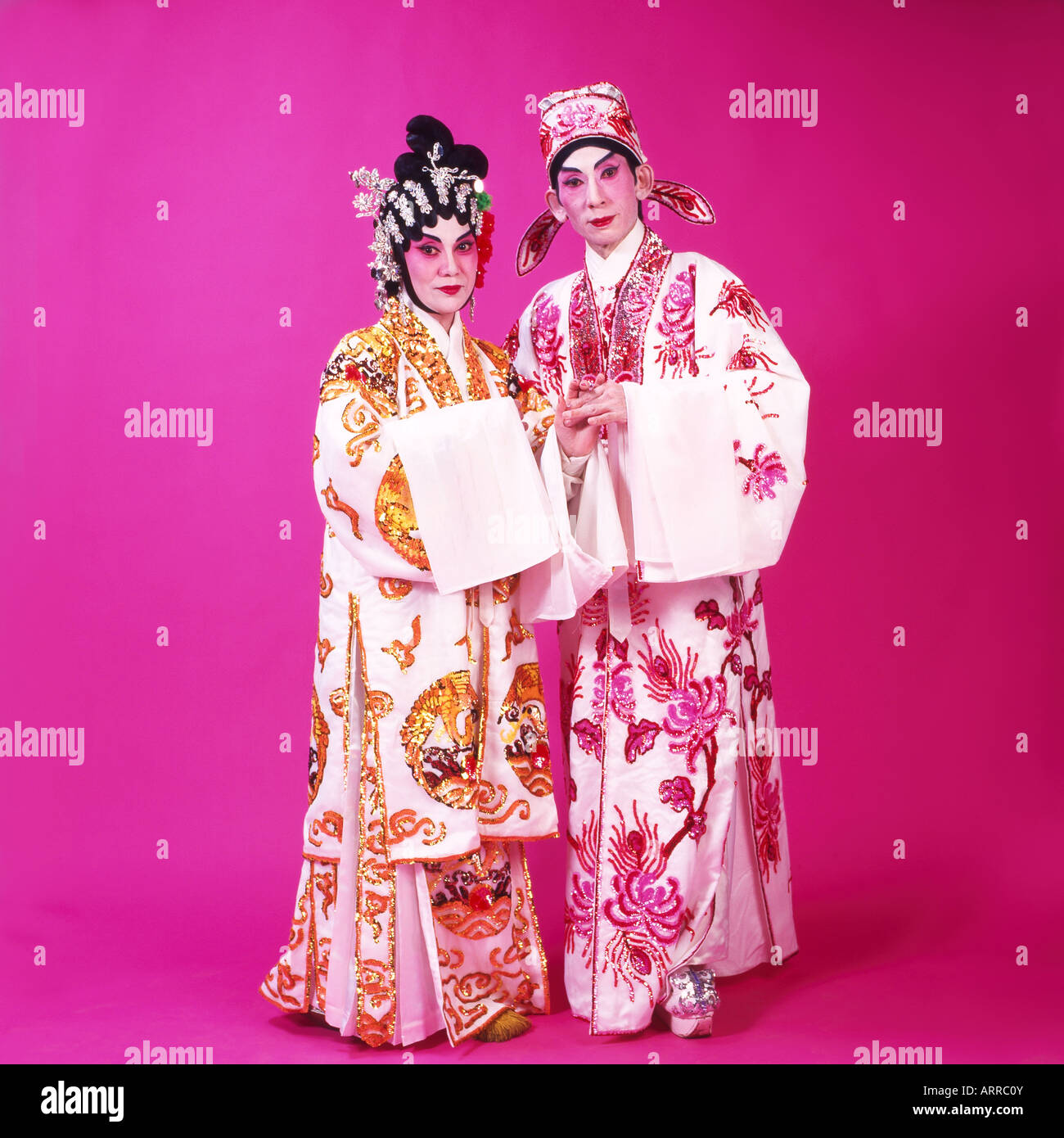 Chinese Opera Dancers Stock Photo - Alamy