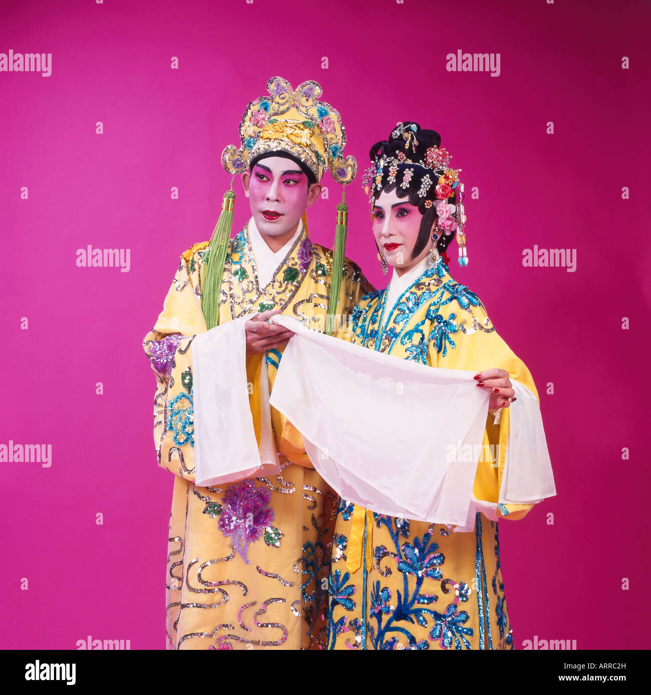 Chinese Opera Dancers Stock Photo - Alamy