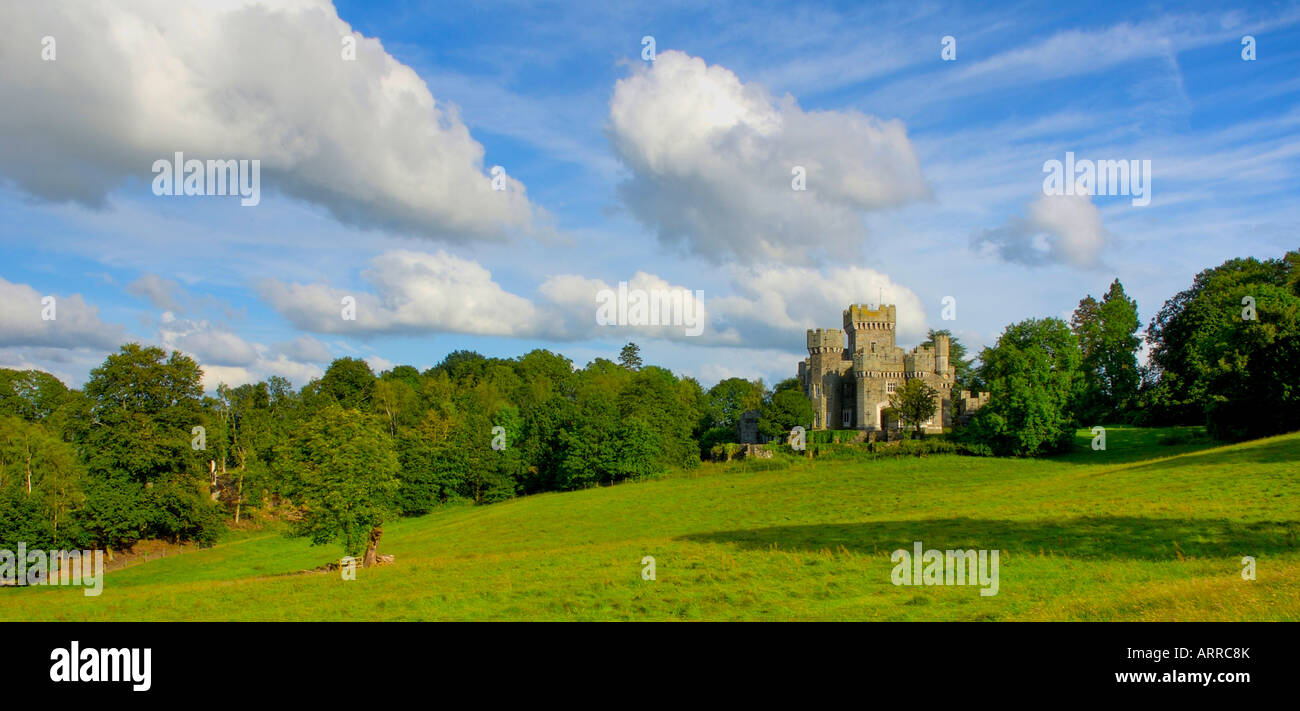 Wray Castle, near Ambleside (Lake Windermere), Lake District National ...
