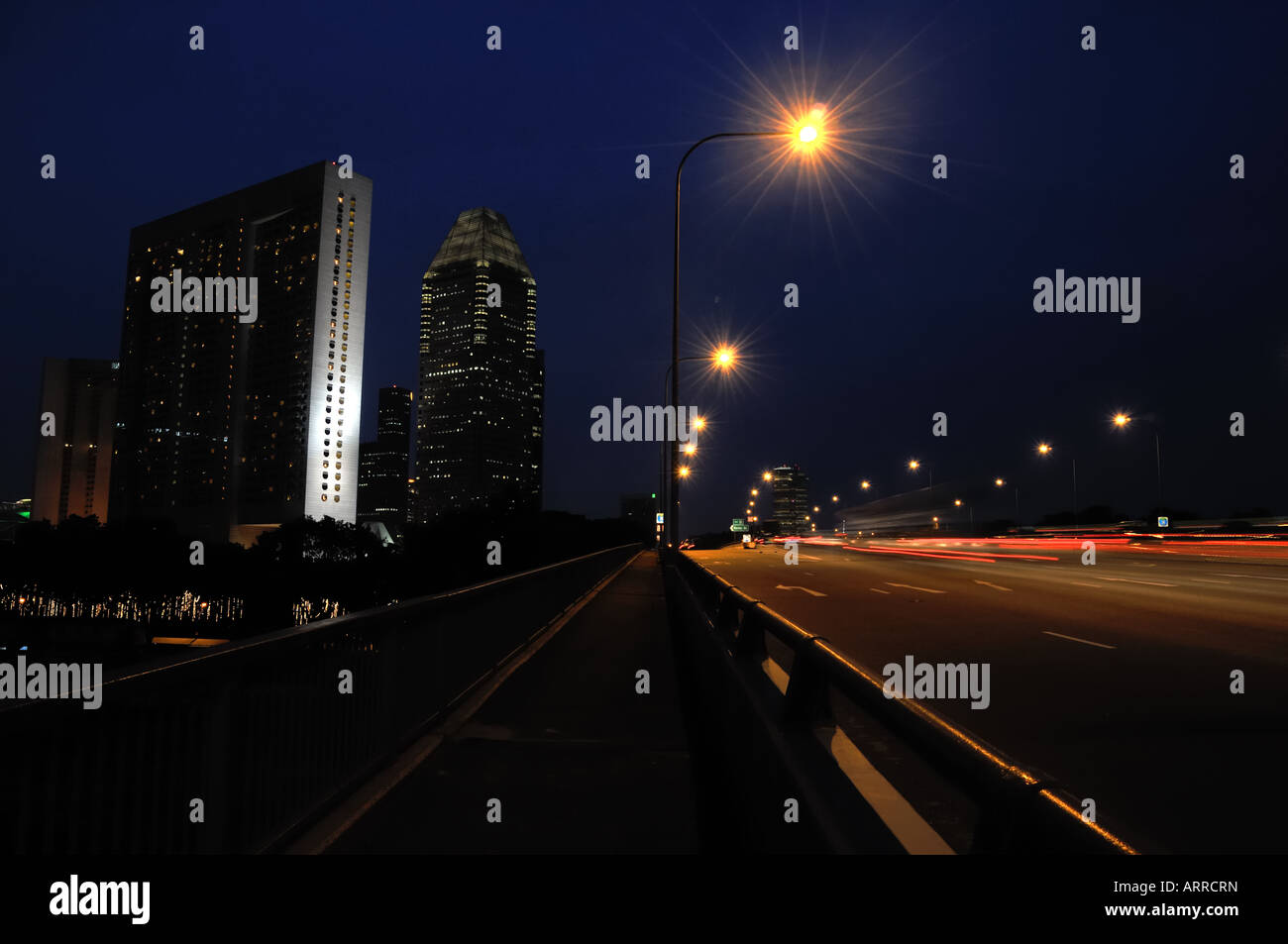 The Benjamin Sheares Bridge, Singapore Stock Photo - Alamy