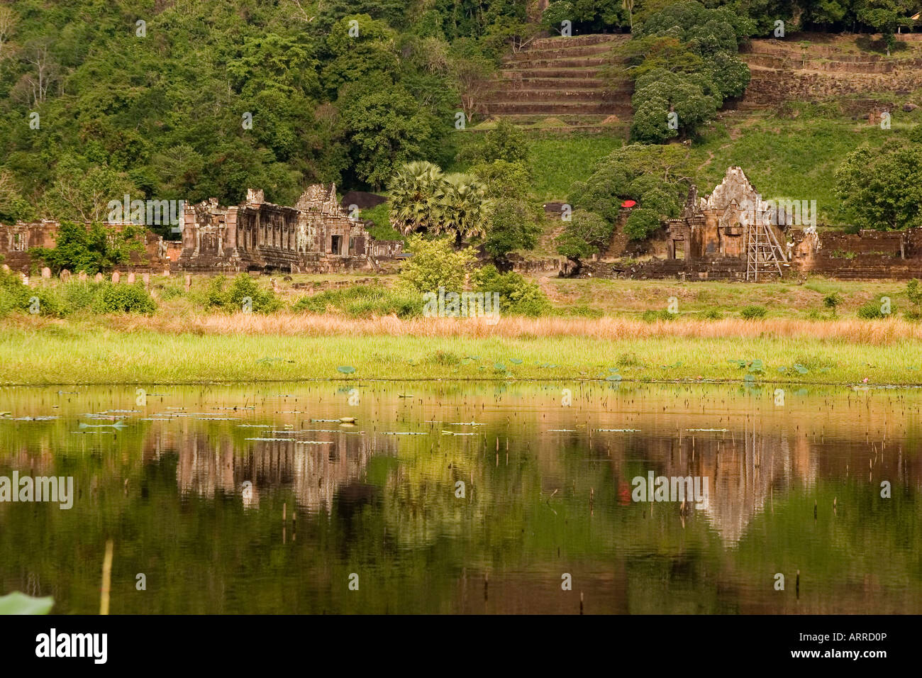 Angkor period temple ruins, Champasak, Laos Stock Photo - Alamy