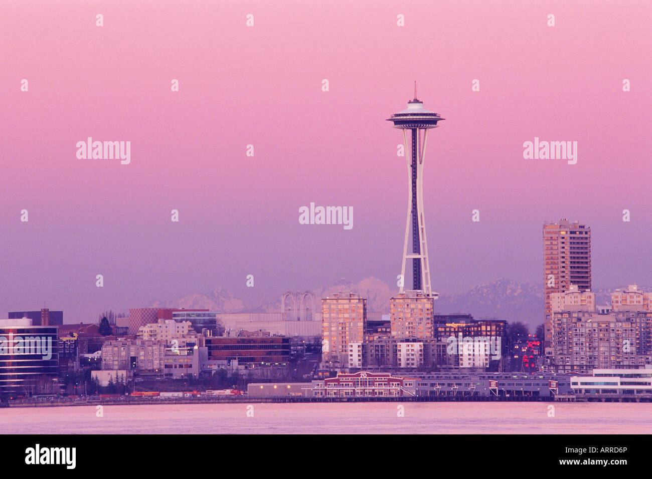 Space Needle, Seattle Skyline, Washington Stock Photo - Alamy