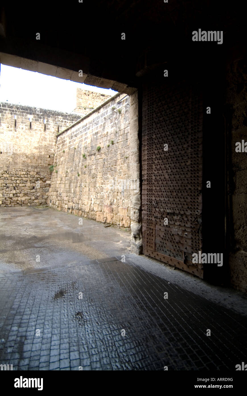 Southern Gate to the city of Akko Stock Photo - Alamy
