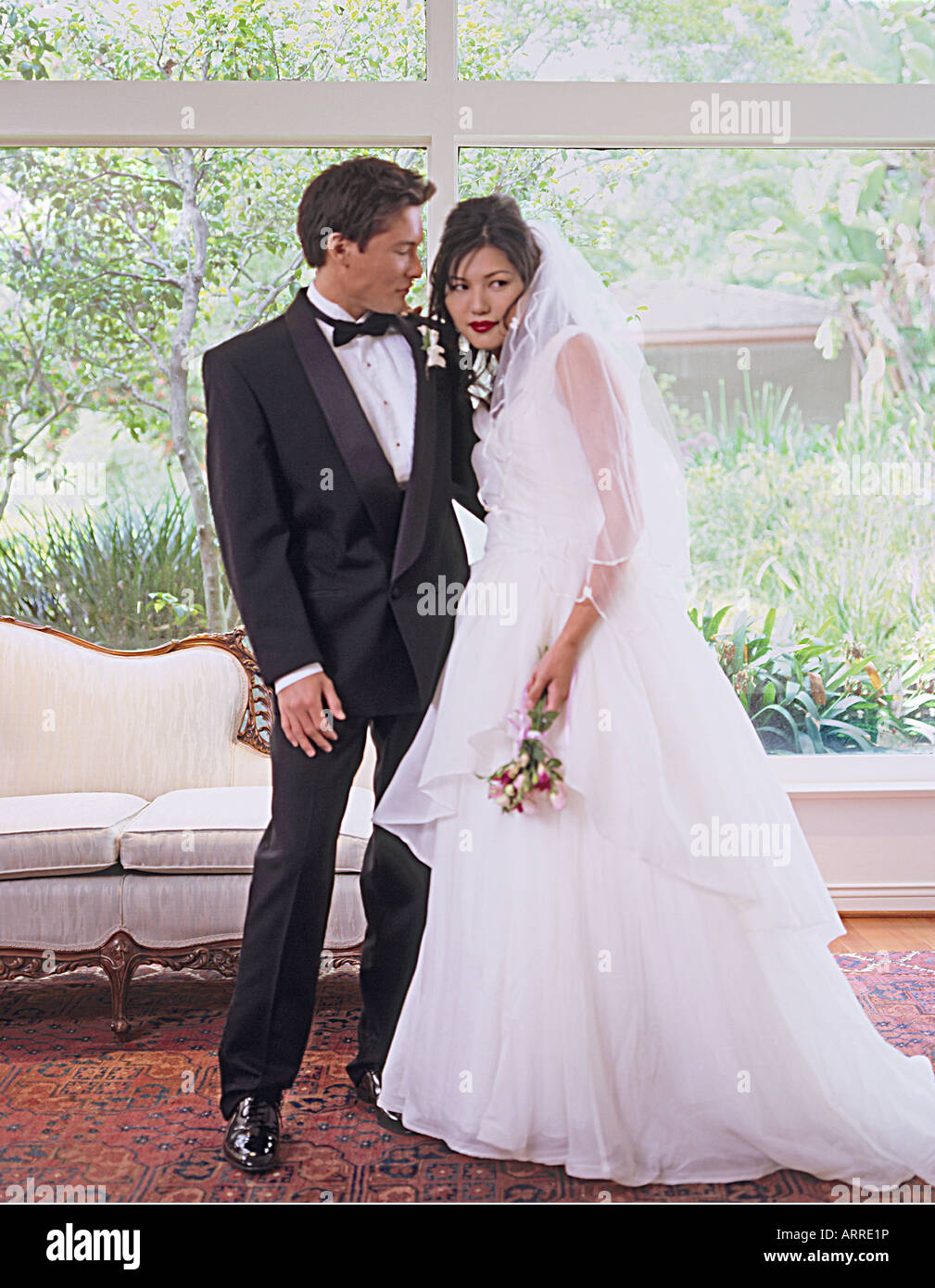 Bride and Groom Stock Photo - Alamy