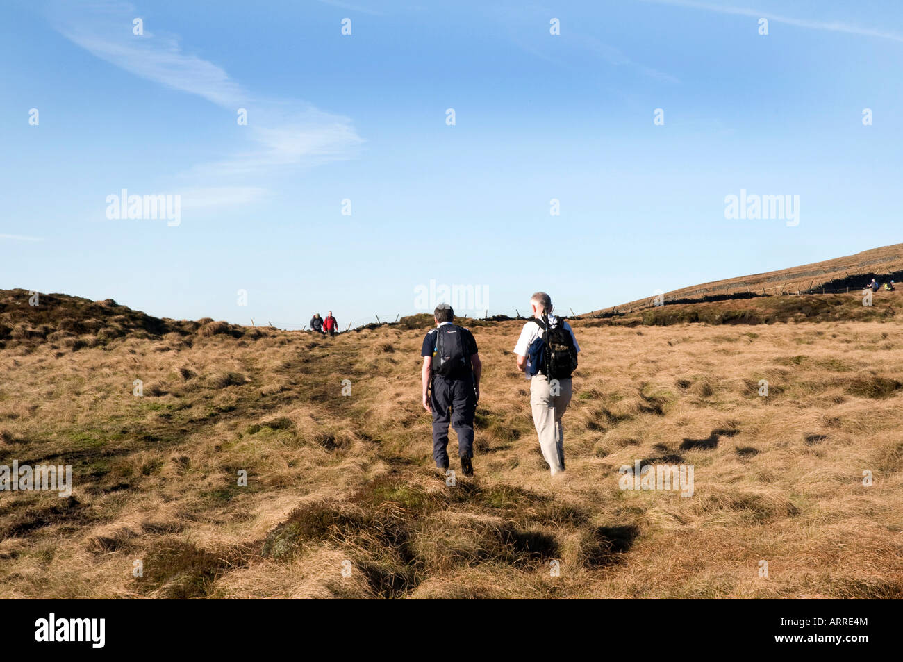 Path to Buckden Pike, Upper Wharfedale, Nr Buckden, Yorkshire Dales ...