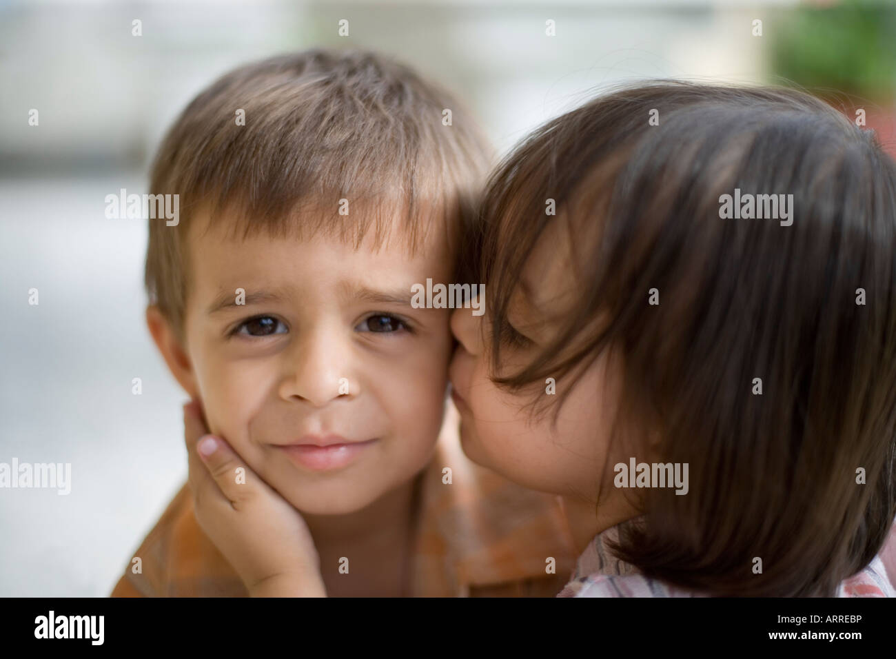 Tender moment kids hi-res stock photography and images - Alamy