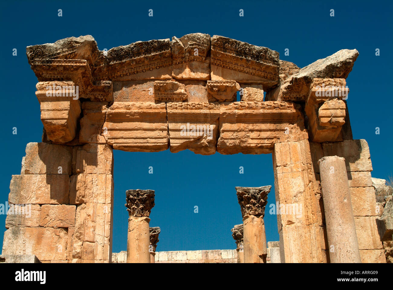 Cathedral in ancient jerash hi-res stock photography and images - Alamy