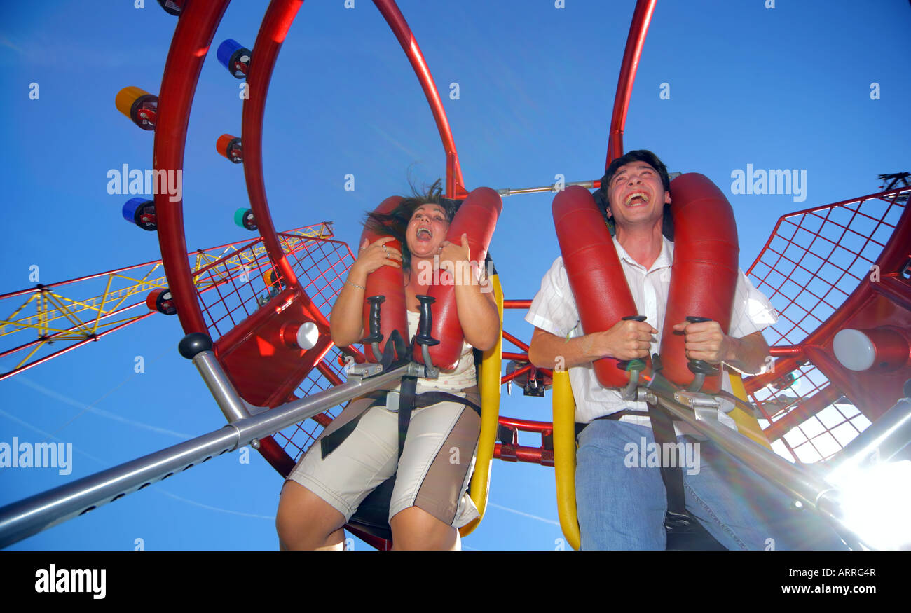 Carousel catapult at Divo ostrov russia Stock Photo - Alamy