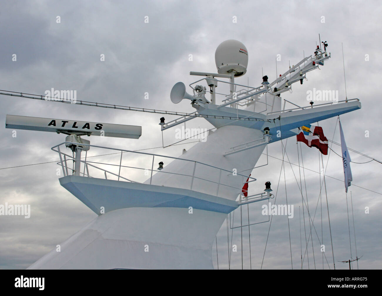 Mast of Norwegian Sun Cruise Ship Stock Photo - Alamy