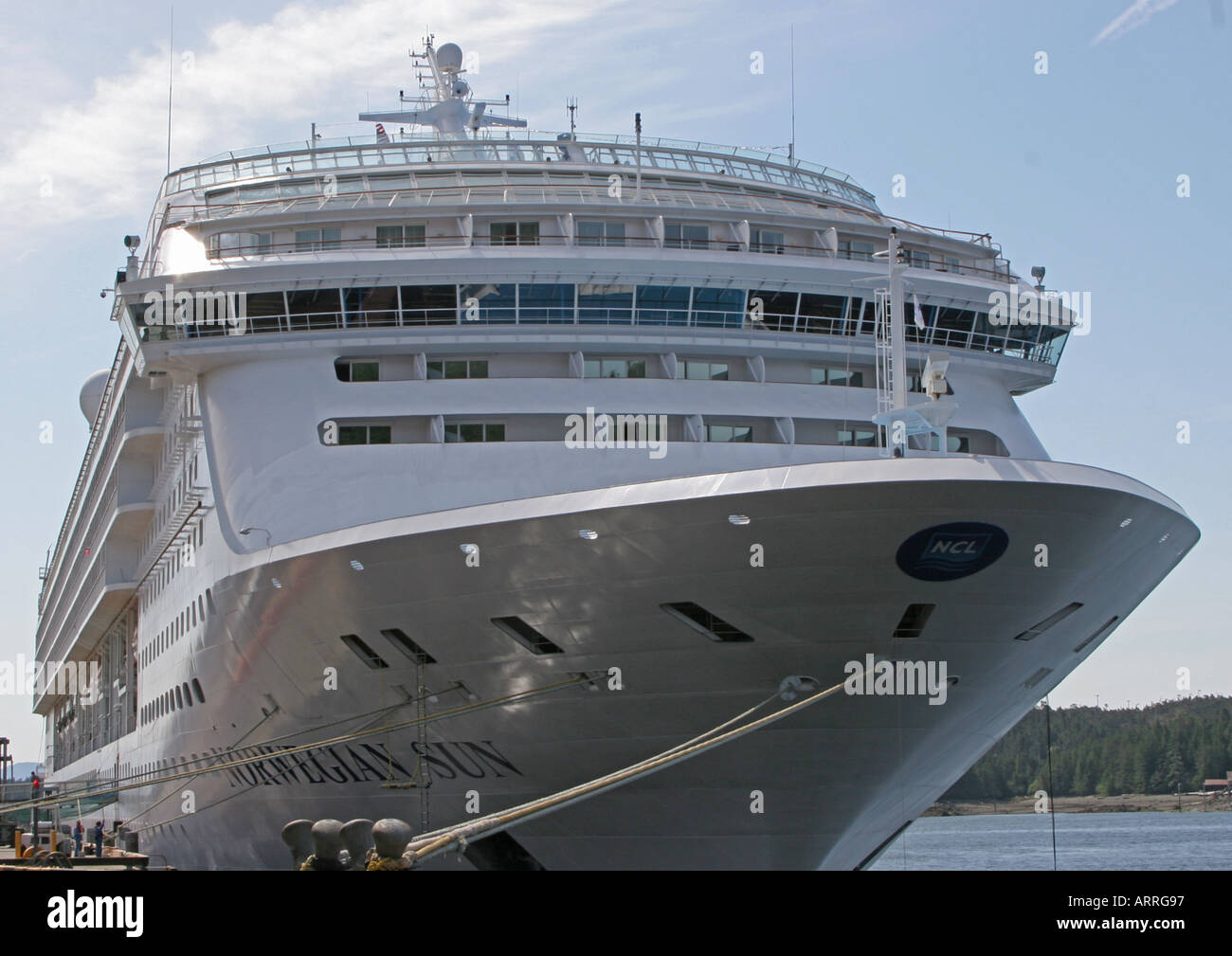 Norwegian Sun in Ketchikan, Alaska, USA Stock Photo - Alamy