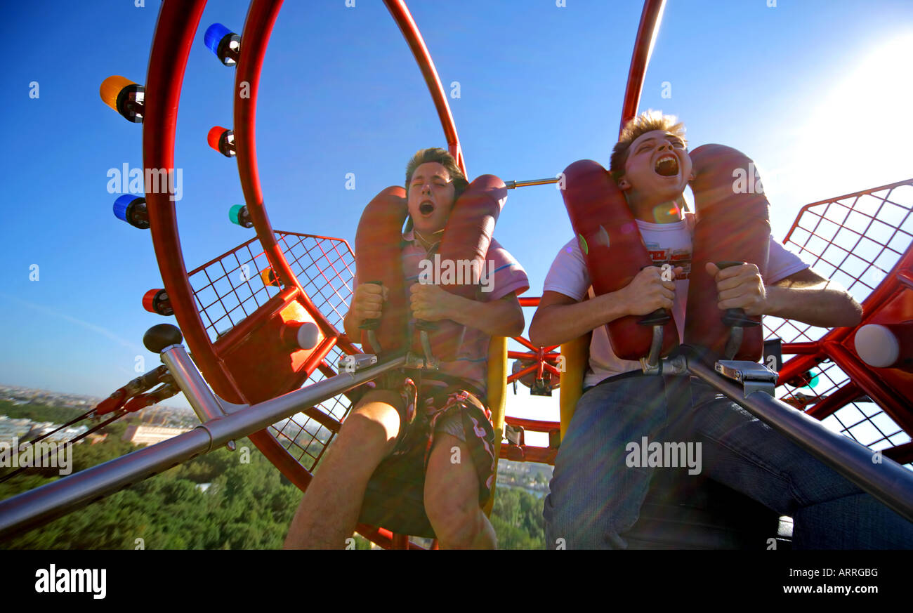 Carousel catapult at Divo ostrov russia Stock Photo - Alamy