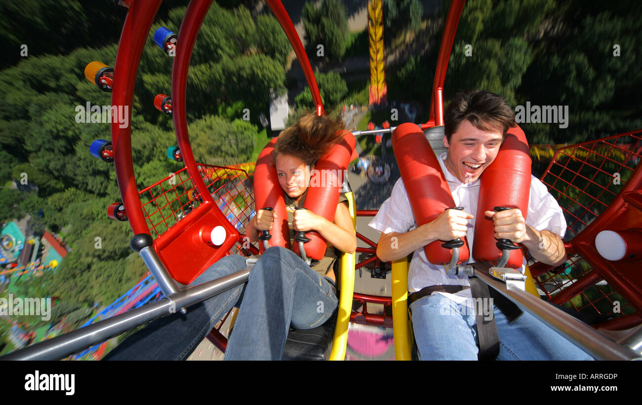 Carousel catapult at Divo ostrov russia Stock Photo - Alamy