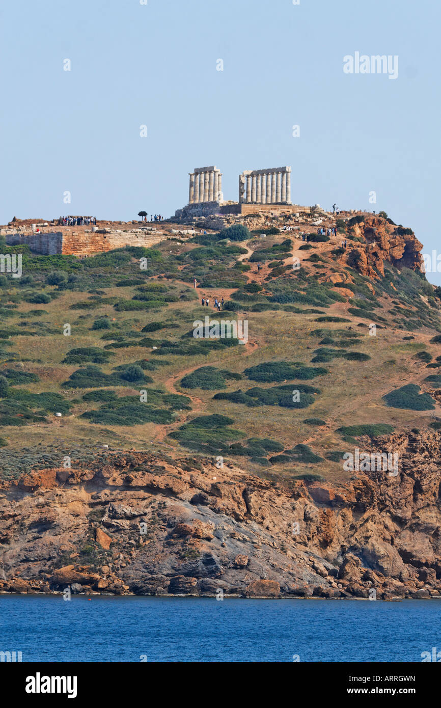 Poseidon Temple, Kap Sounion, Greece Stock Photo - Alamy