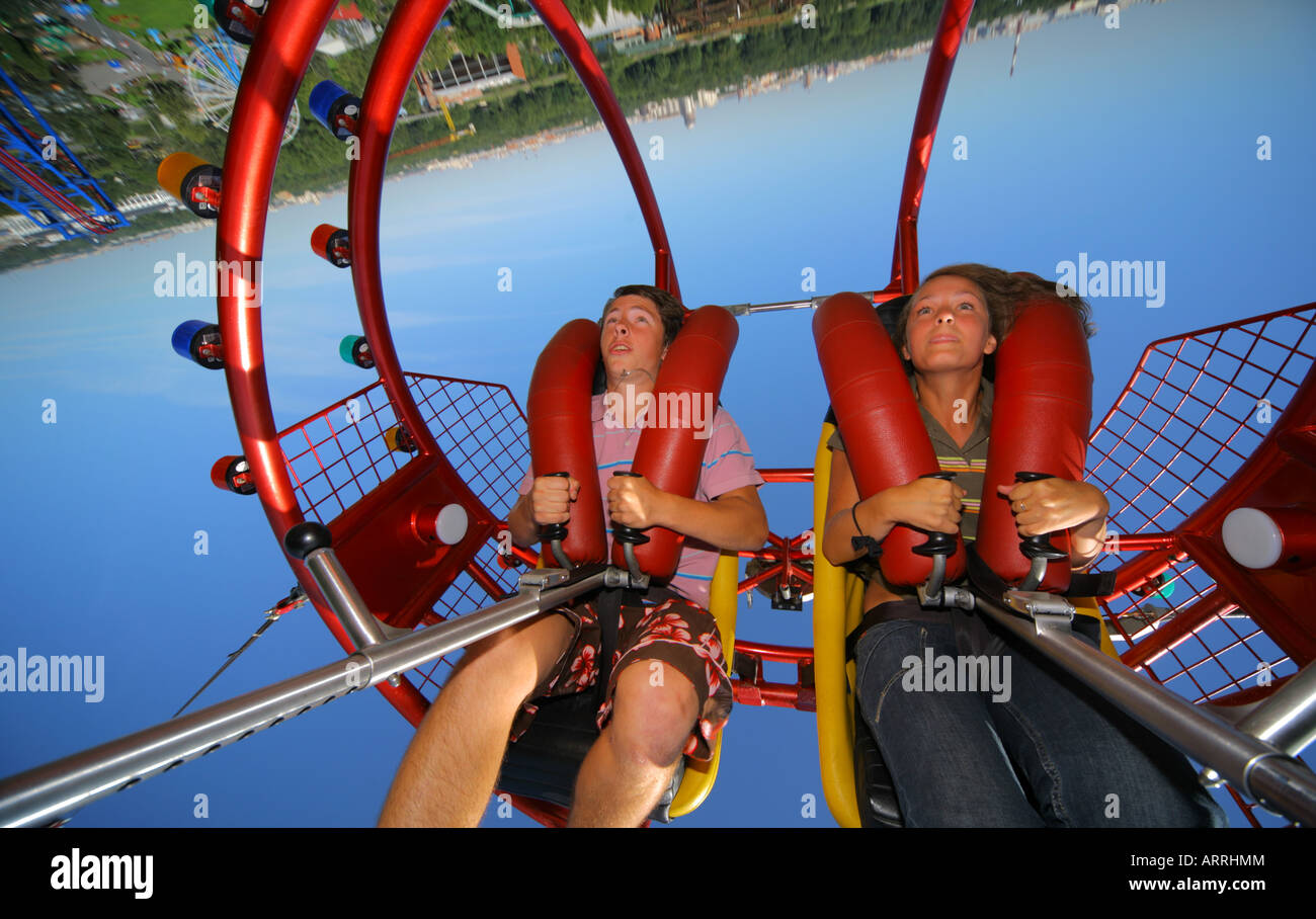 Carousel catapult at Divo ostrov russia Stock Photo - Alamy