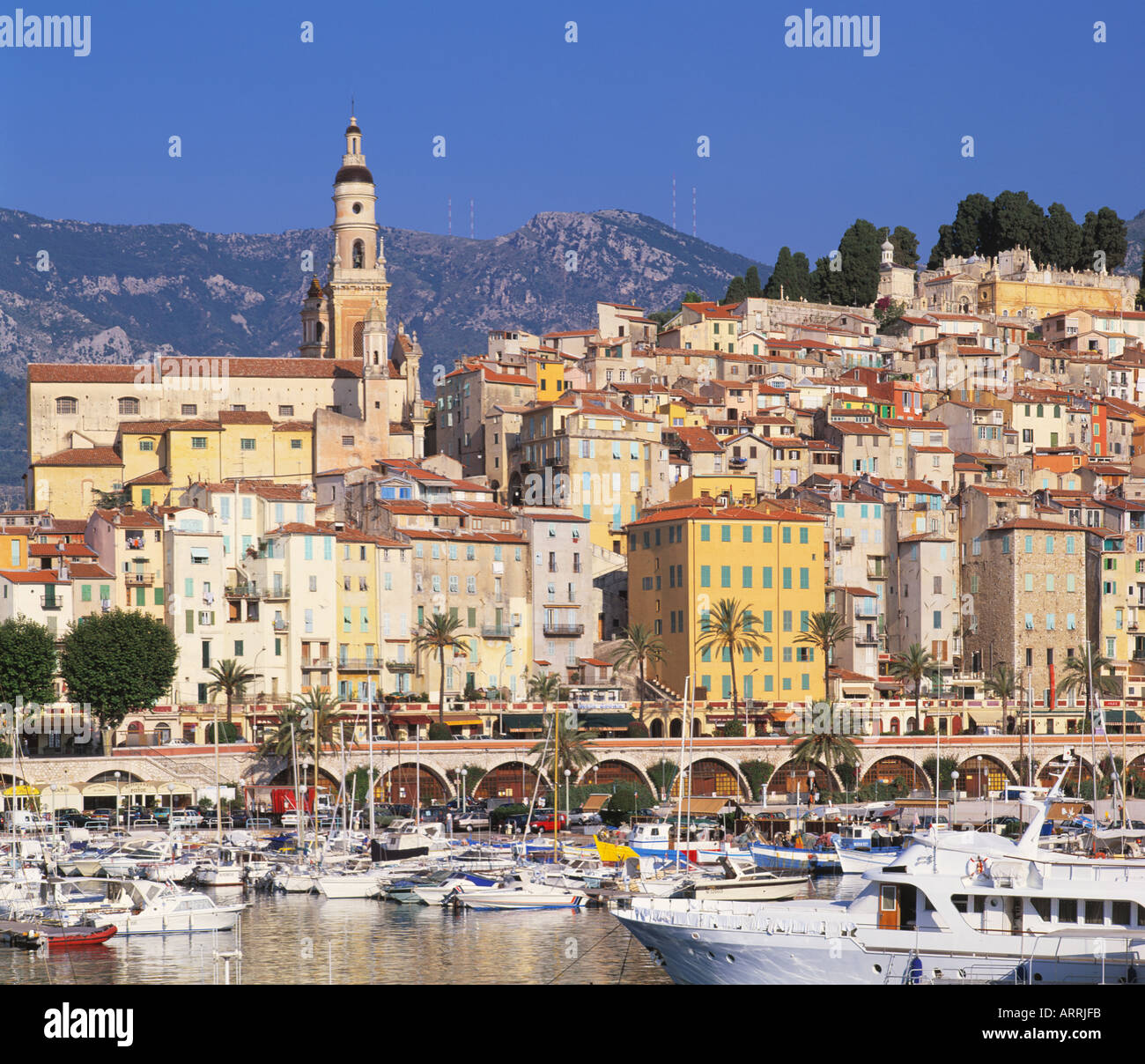 Menton old town marina hi-res stock photography and images - Alamy