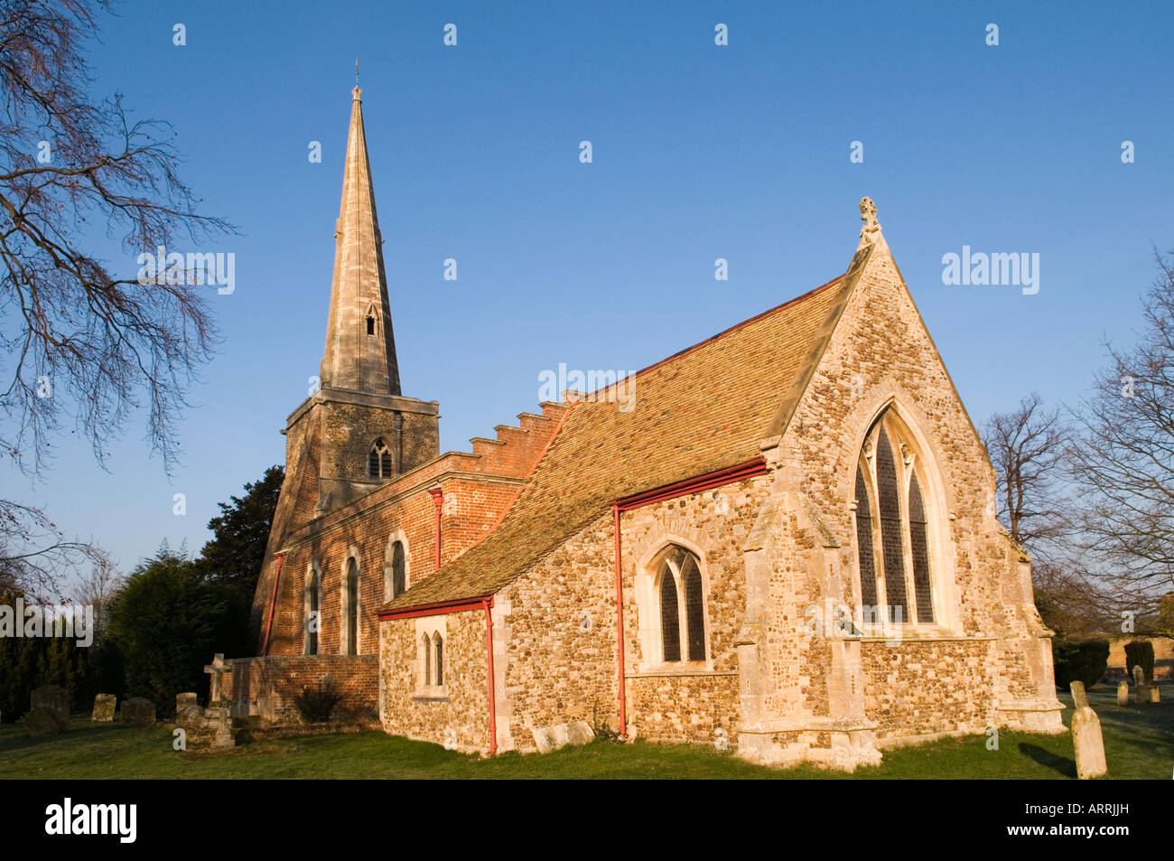 St Marys Church Conington Cambridgeshire England Stock Photo - Alamy