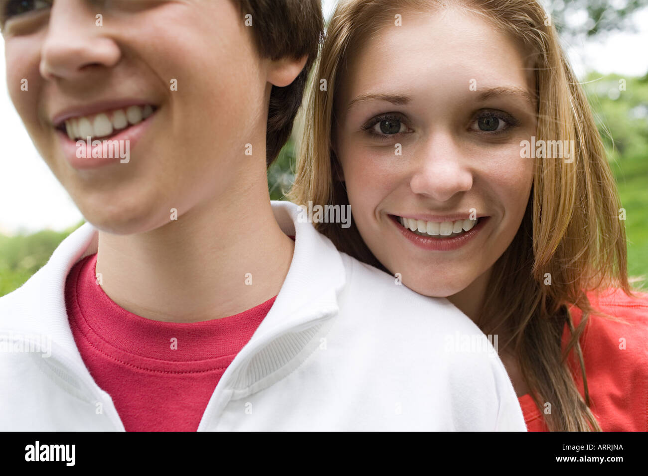 Cropped view boy smiling camera hi-res stock photography and images - Alamy