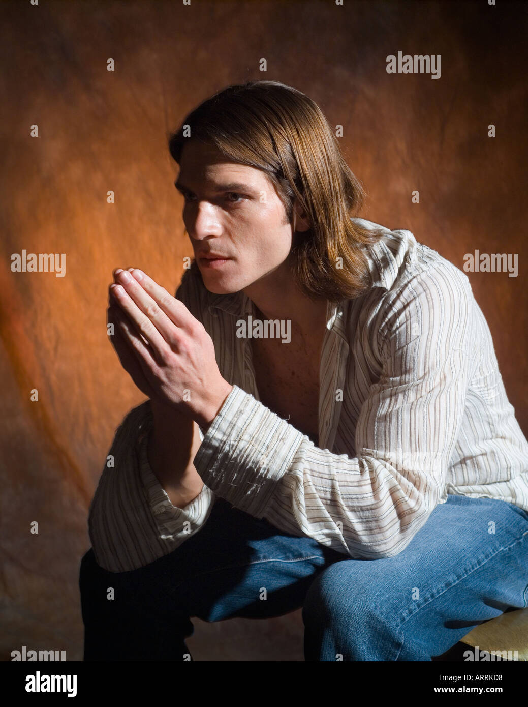 Portrait of male model Stock Photo - Alamy
