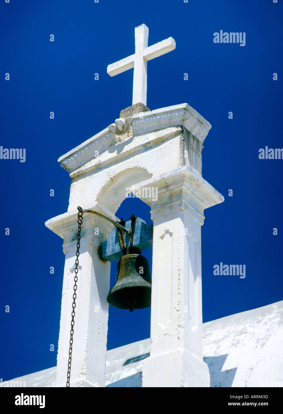 White church tower bell hi-res stock photography and images - Alamy