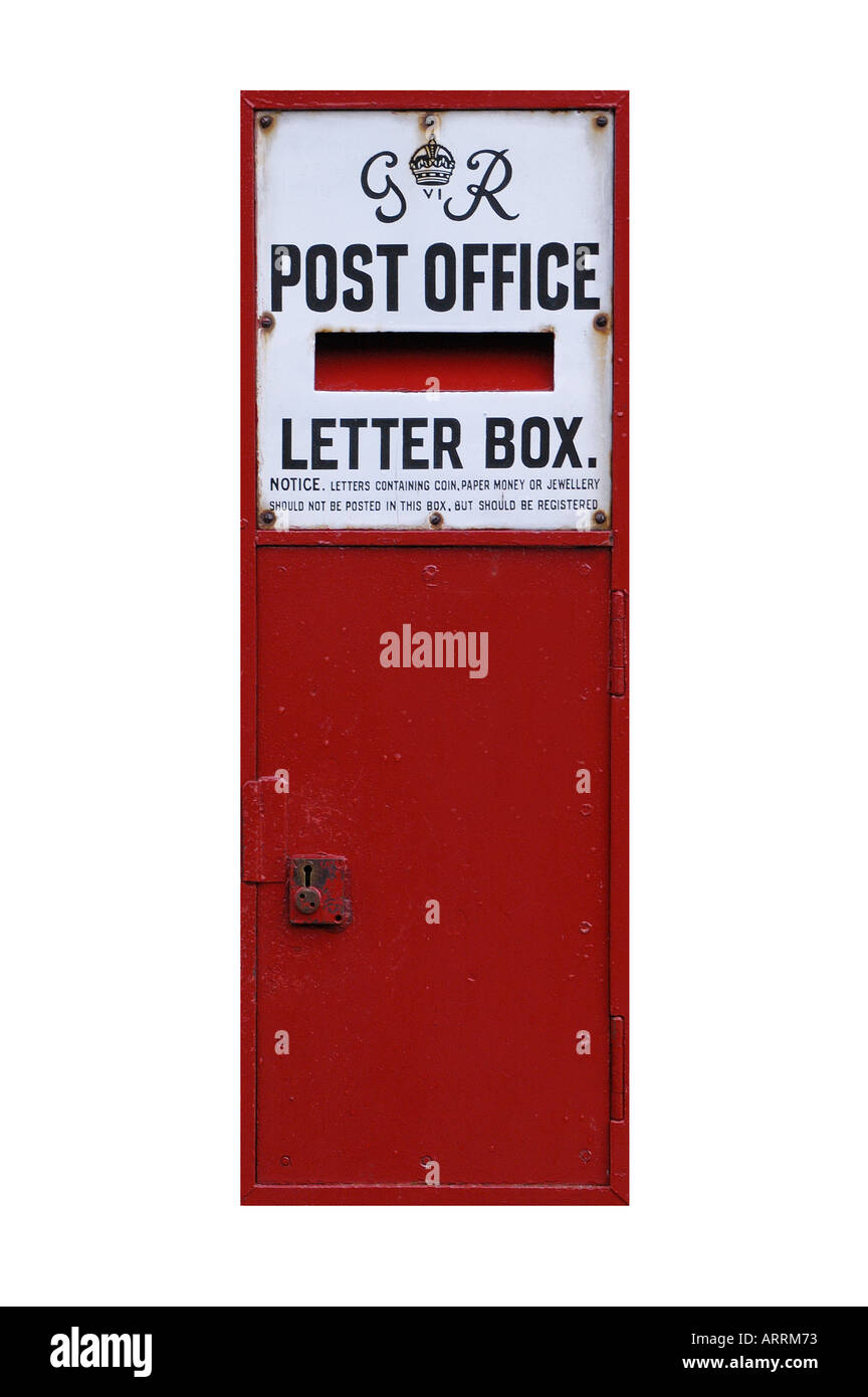British post box Cut Out Stock Images & Pictures - Alamy