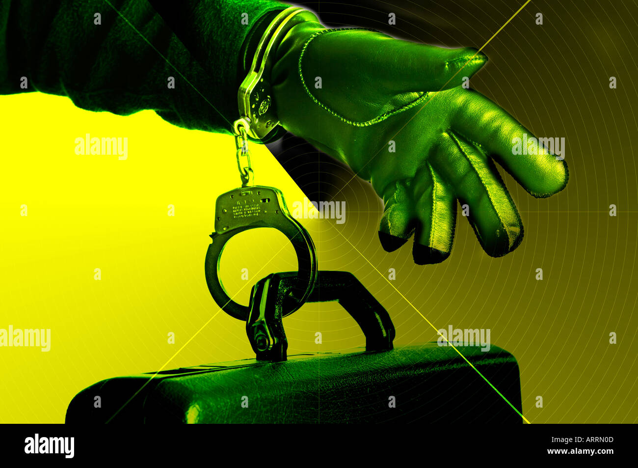 Gloved hand carrying suitcase hi-res stock photography and images - Alamy