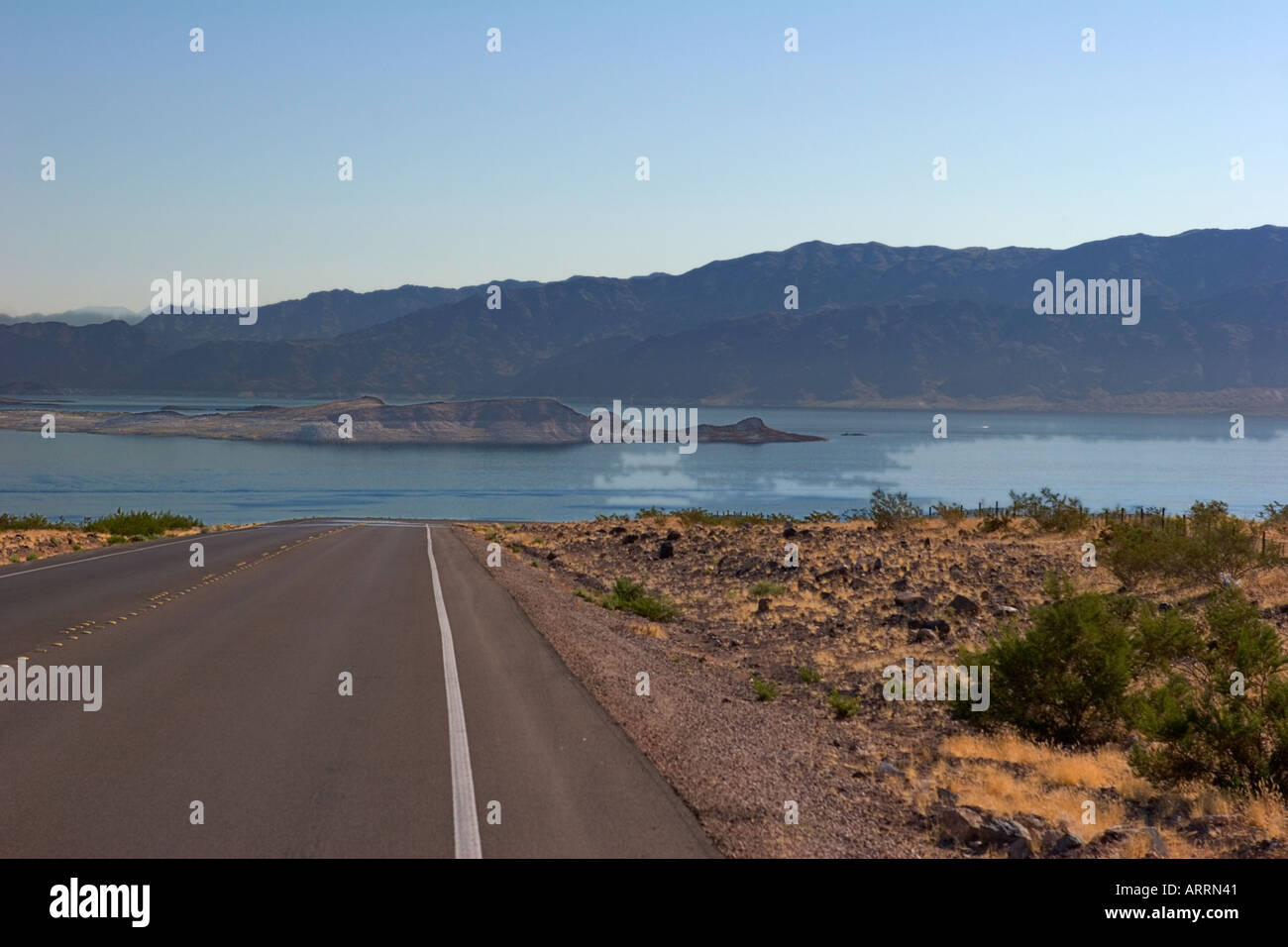 Road to Lake Mead, near Las Vegas NV Stock Photo - Alamy