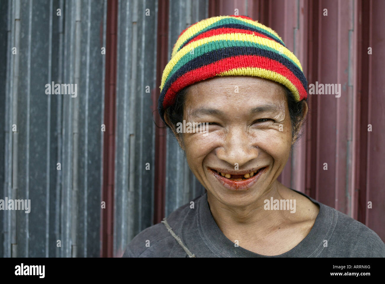 A Mangyan man in the town of Mansalay, Oriental Mindoro, Philippines ...