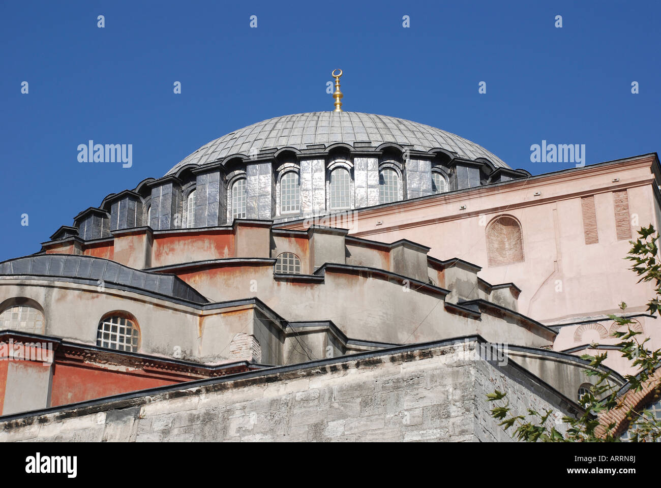 Turkey, dome of Hagia Sophia Mosque Istanbul Stock Photo - Alamy