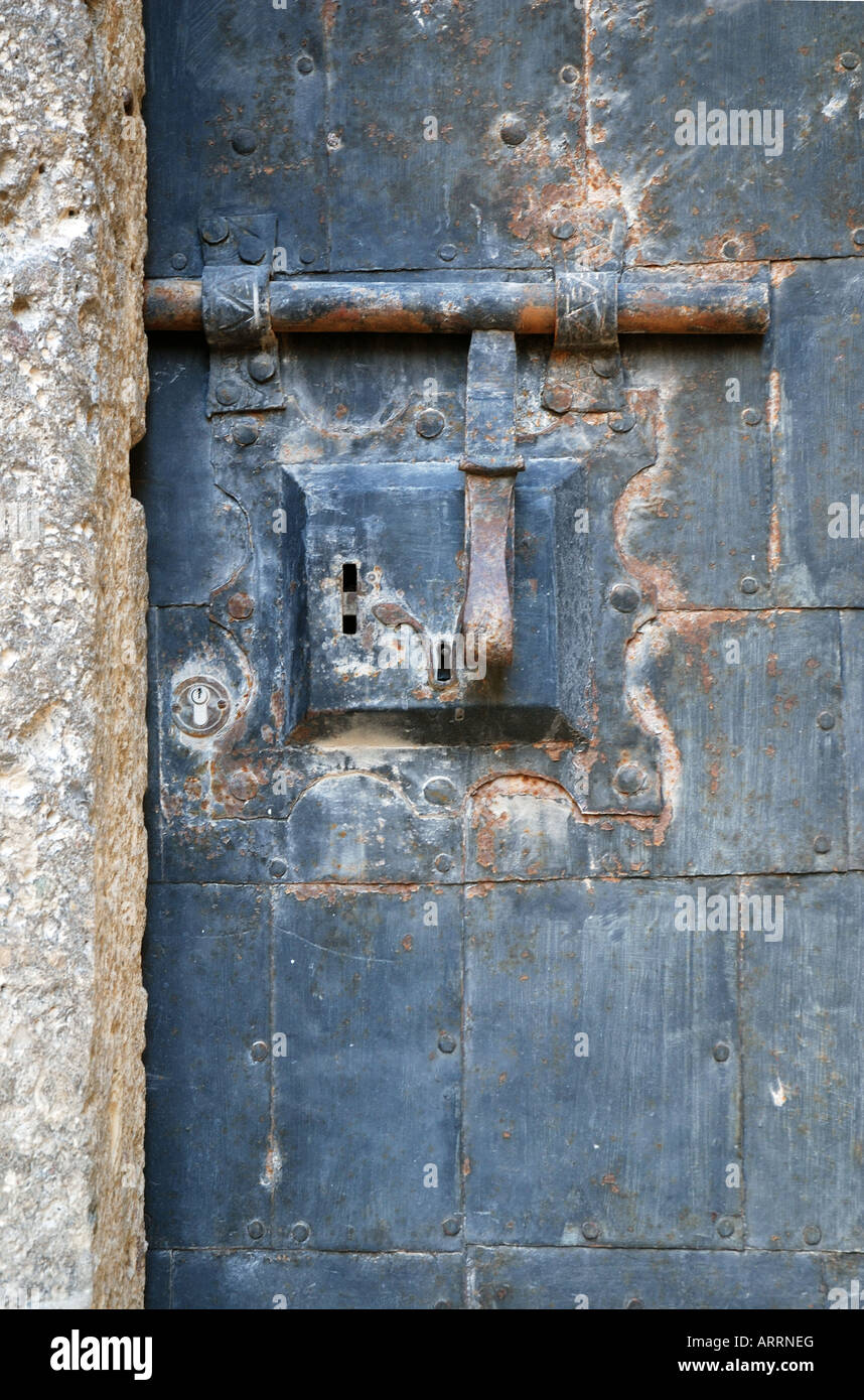 Old castle lock Stock Photo - Alamy