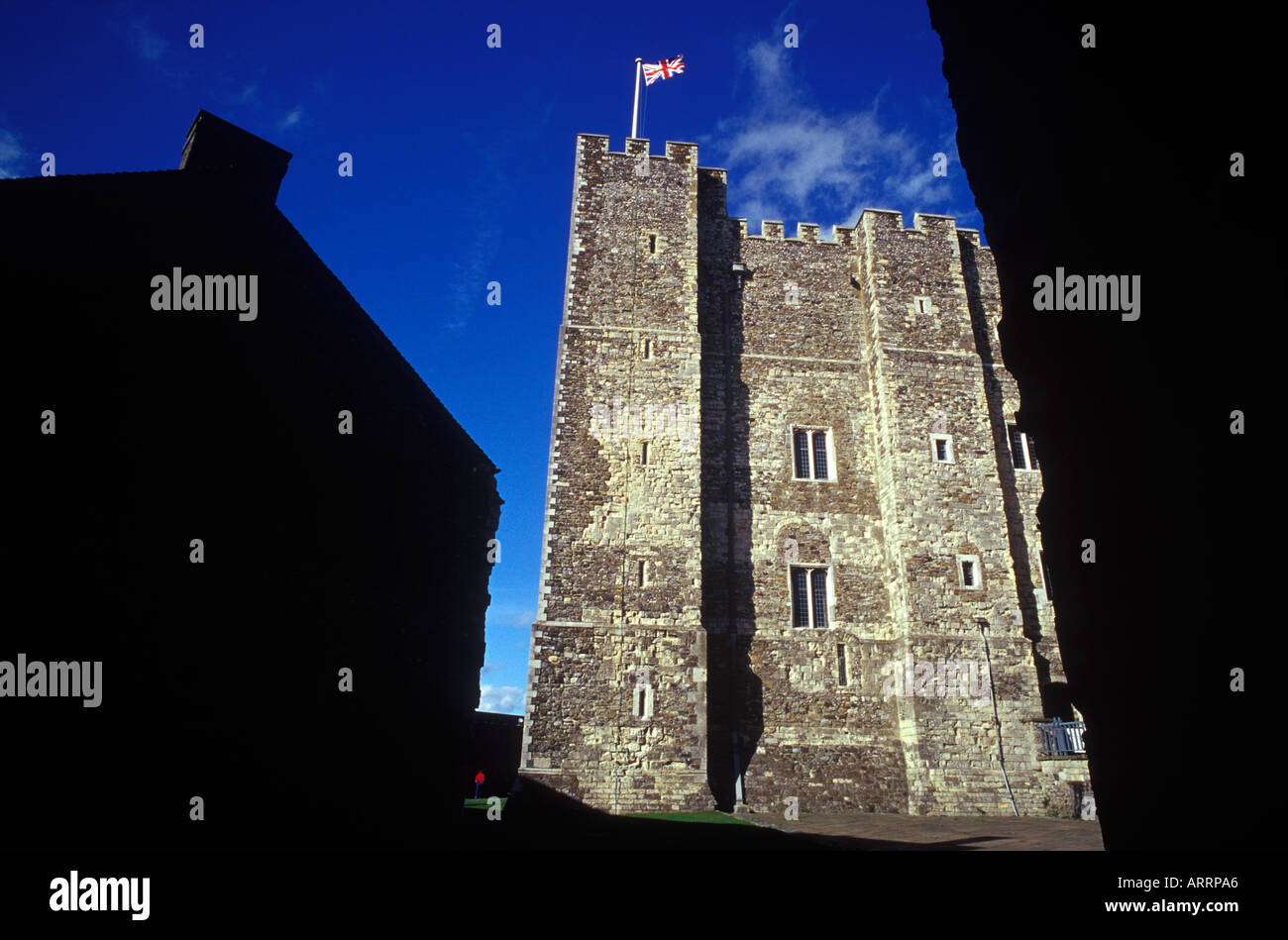 Dover castle henry ii flag hi-res stock photography and images - Alamy
