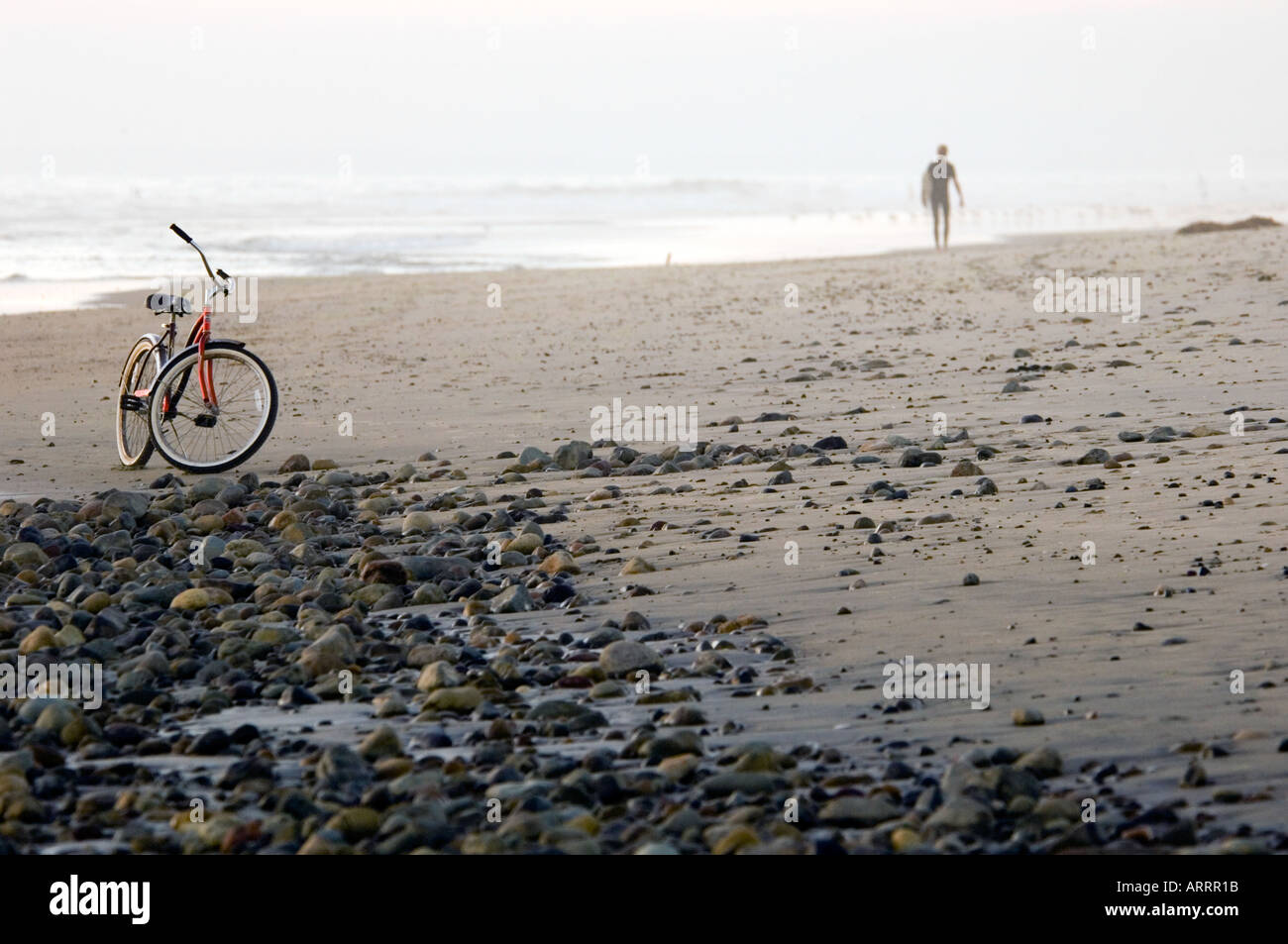 Bike on the Beach Stock Photo - Alamy