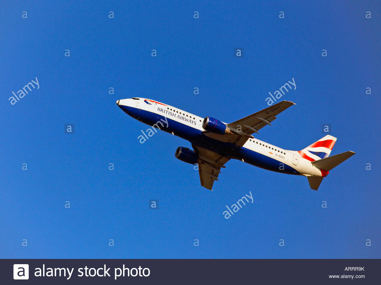 British Airways flight shortly after takeoff Stock Photo - Alamy